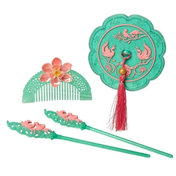 Disney | Accessories | Disney Mulan Hair Comb Accessories Set | Poshmark